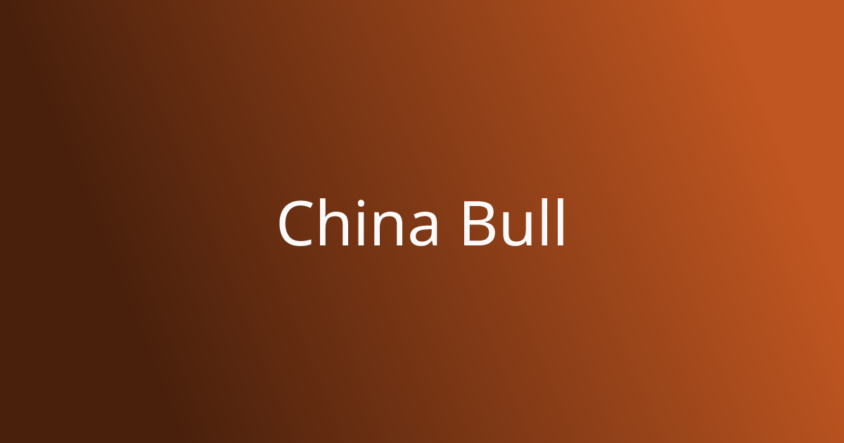 Order Authentic Chinese Online | China Bull - Pickup Available